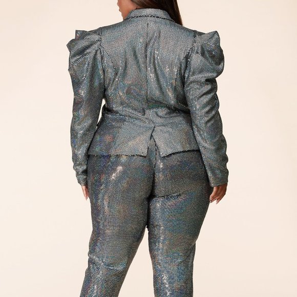 L'ATISTE | Pants & Jumpsuits | Nwt Disco Ball 2piece Plus Size Pant ...